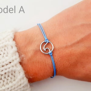 Sea Wave Bracelet - Summer - Ocean Wave Bracelet - Macrame -BFF Gift ...