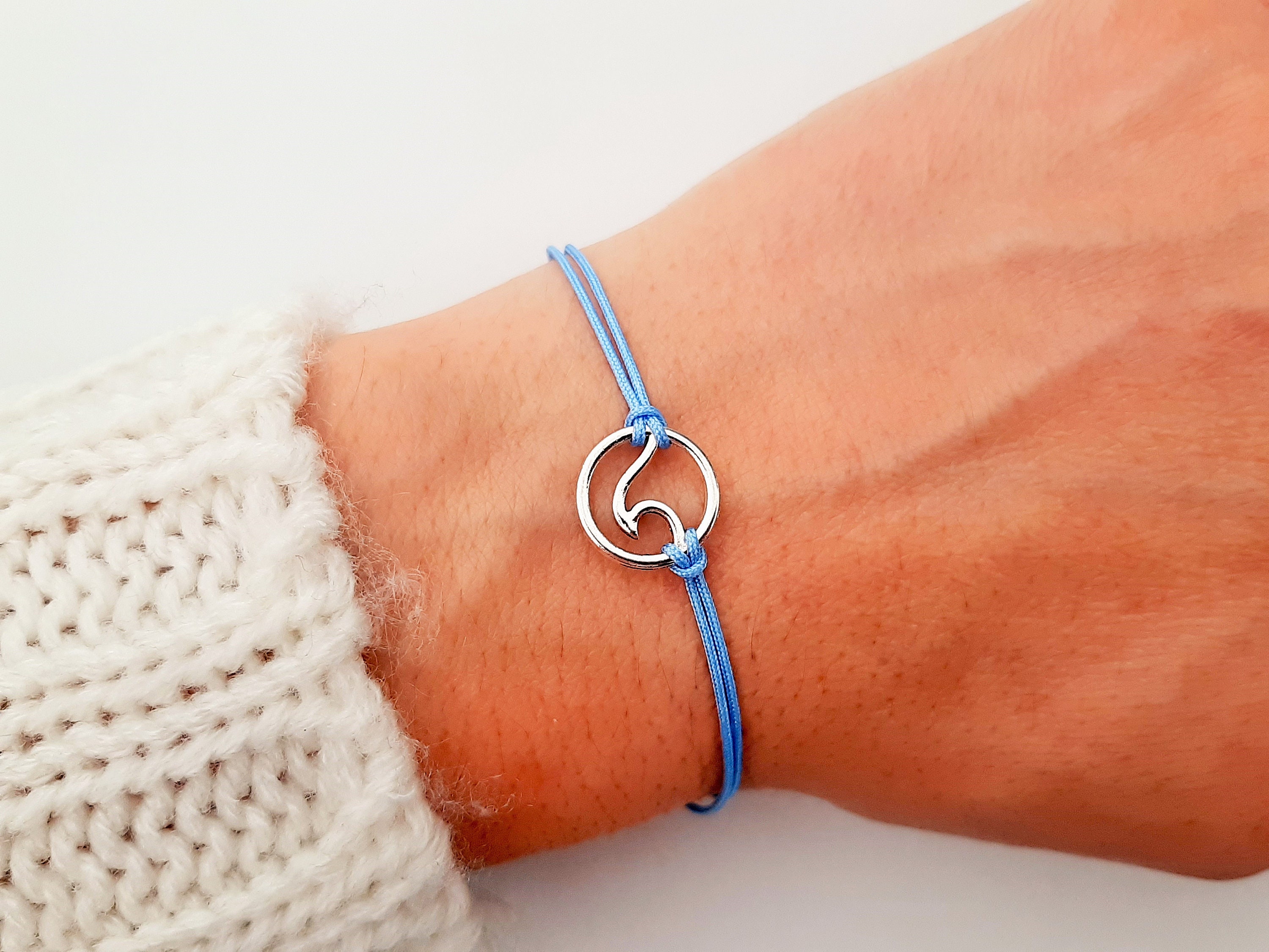 Sea Wave Bracelet Summer Ocean Wave Bracelet Macrame | Etsy