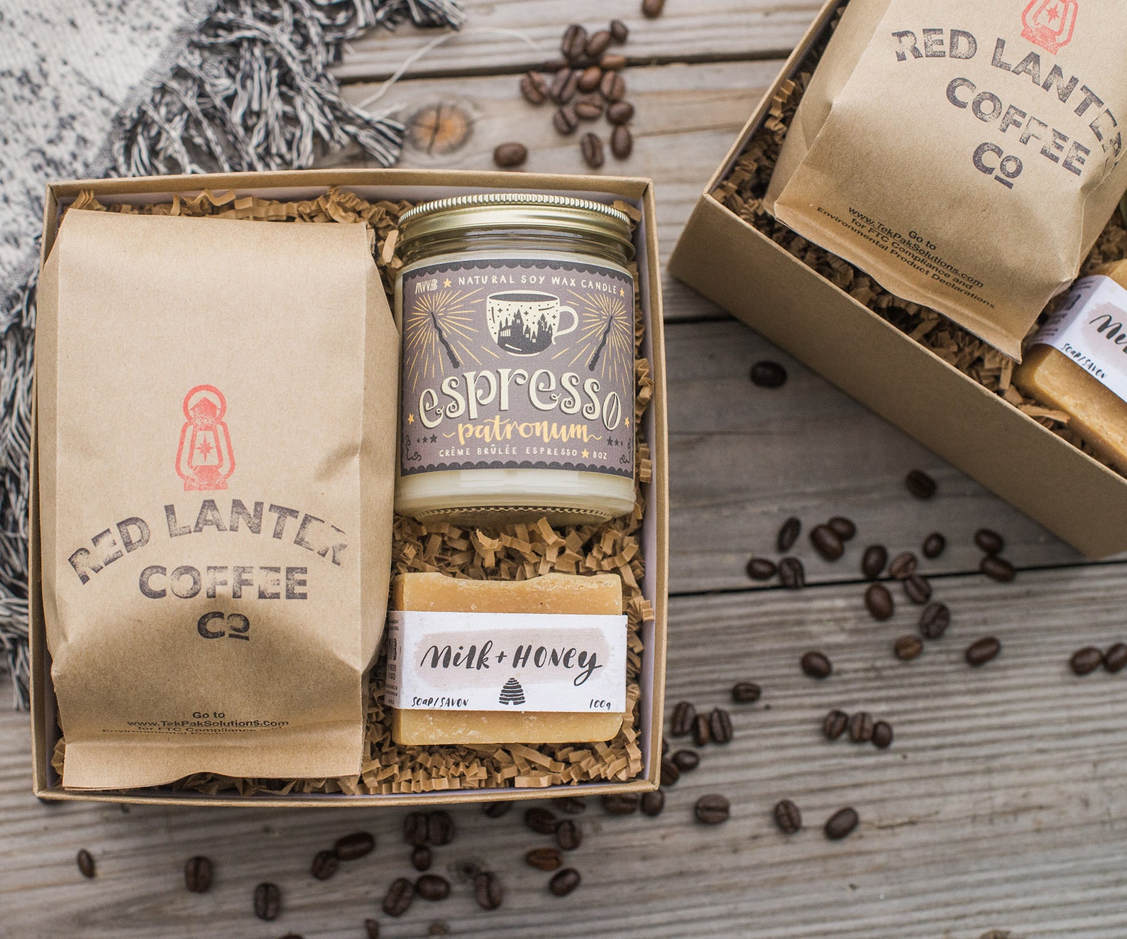 Coffee Gift Box Christmas Gift Box Holiday Care Package - Etsy