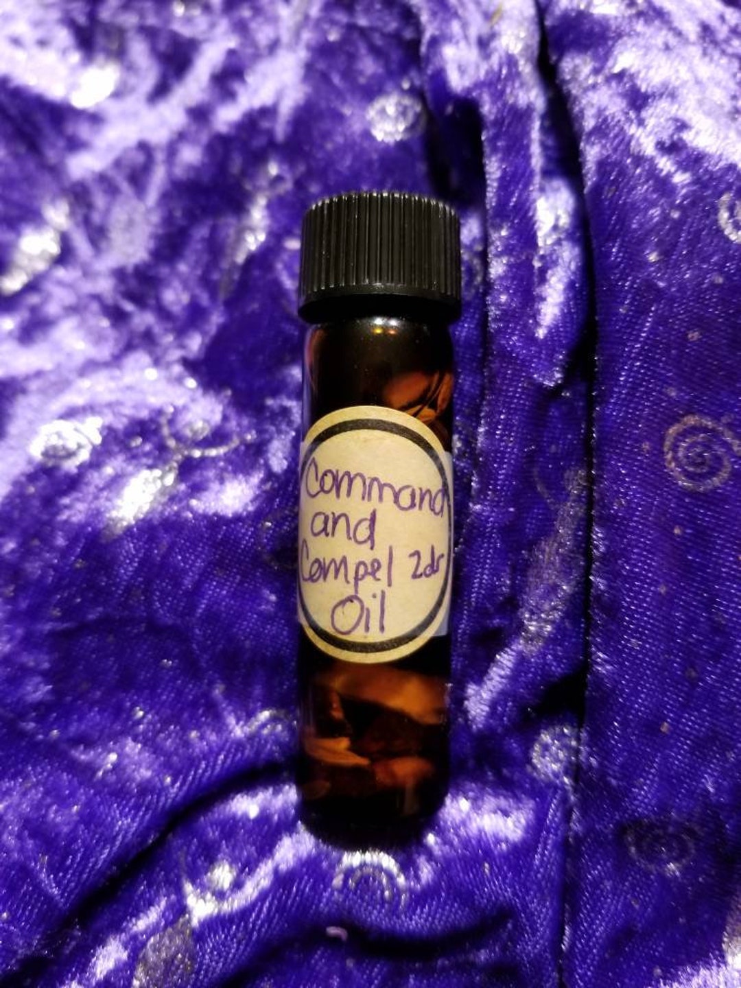 Command and Compel Oil, 1-2 Dram Options Hex Curse Control Opening Drawing Curio Conjure Hoodoo ...