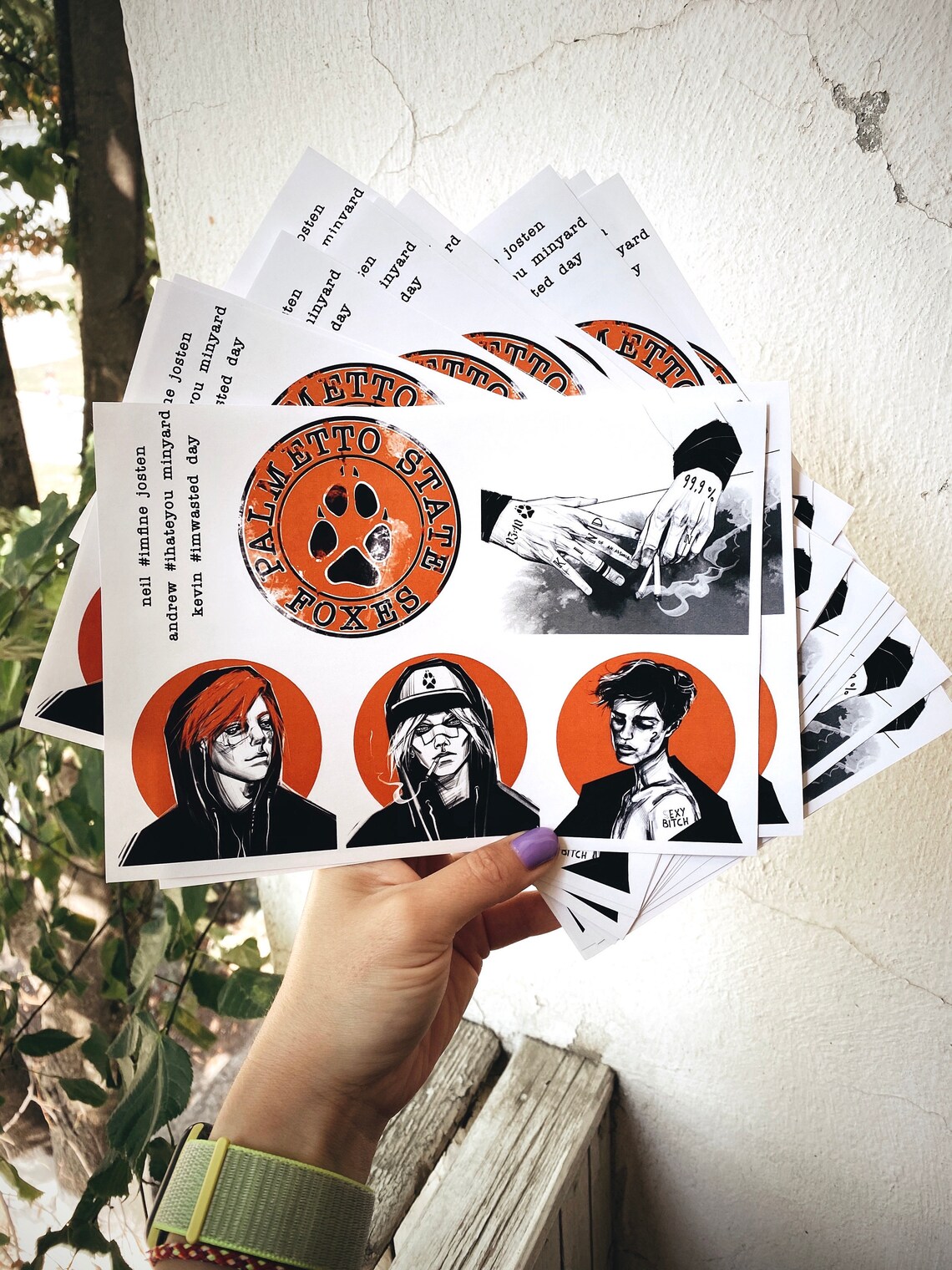 AFTG sticker pack. All For The Game. Neil Josten. Andrew | Etsy
