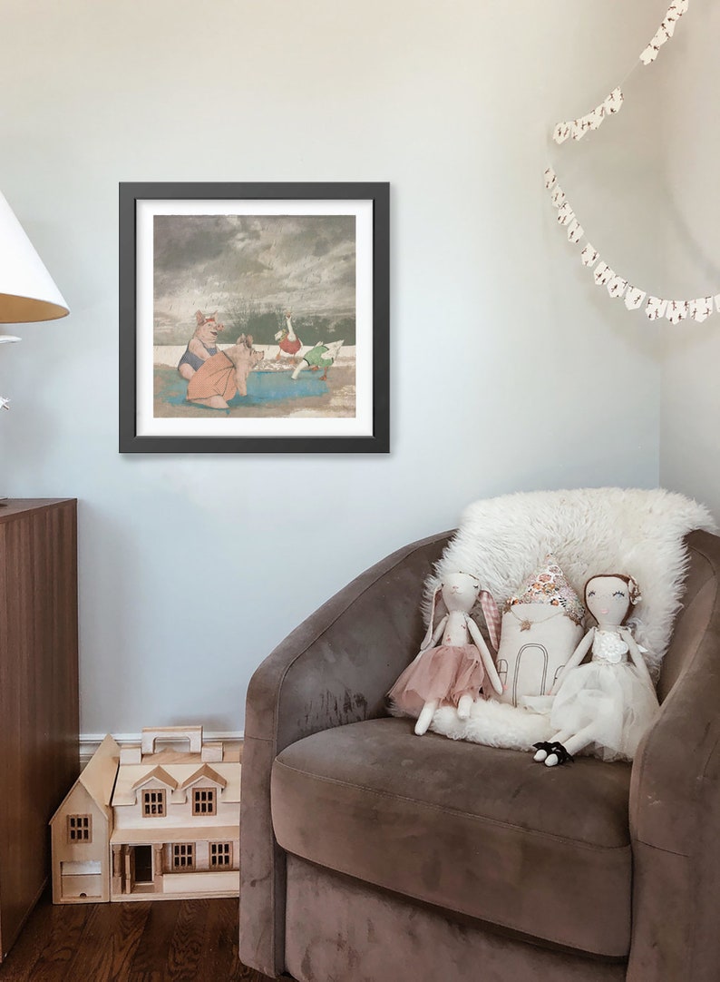 Home Decoration Poster With Animals Digital Printing With Instant ...