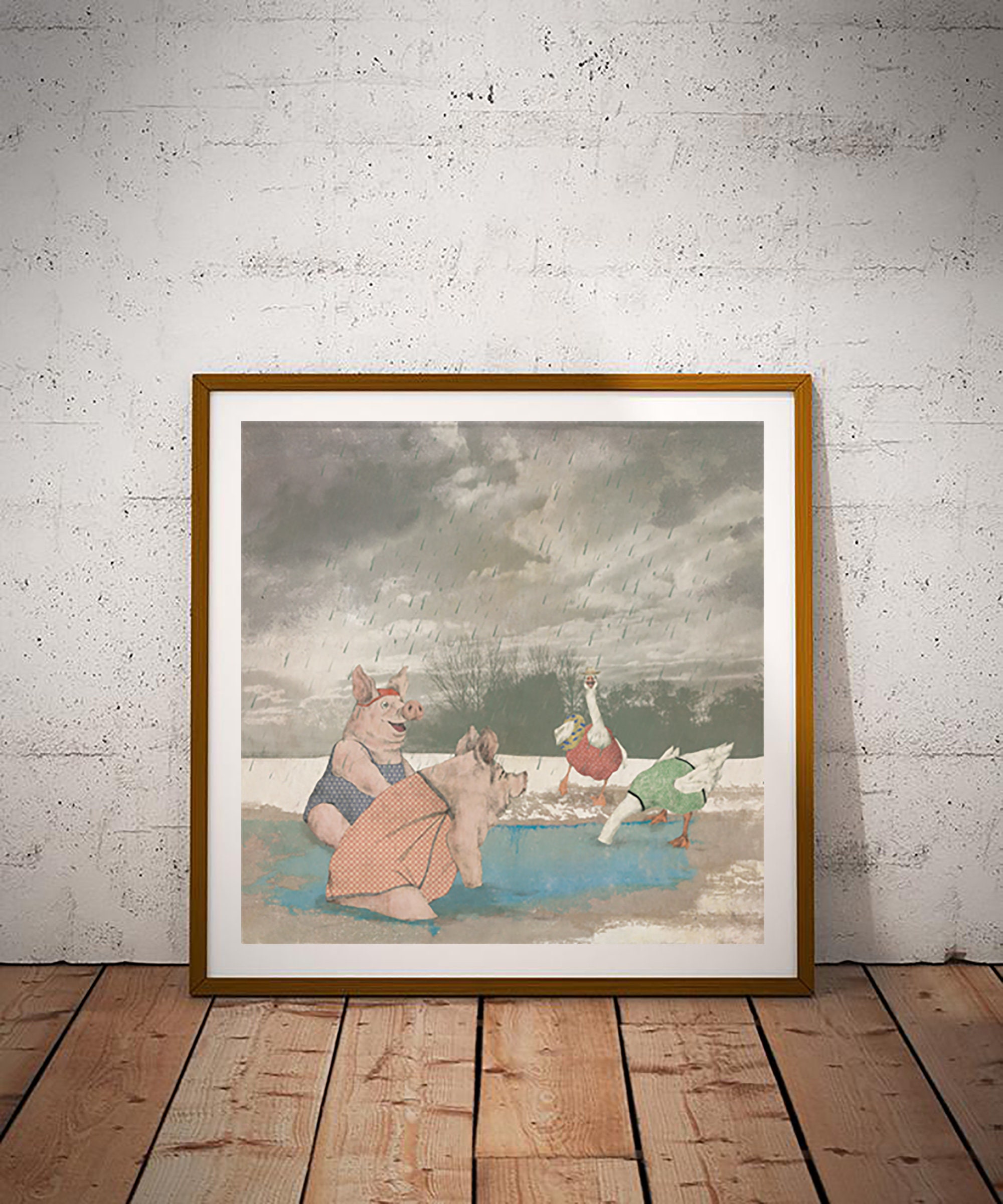 Home Decoration Poster With Animals Digital Printing With Instant ...