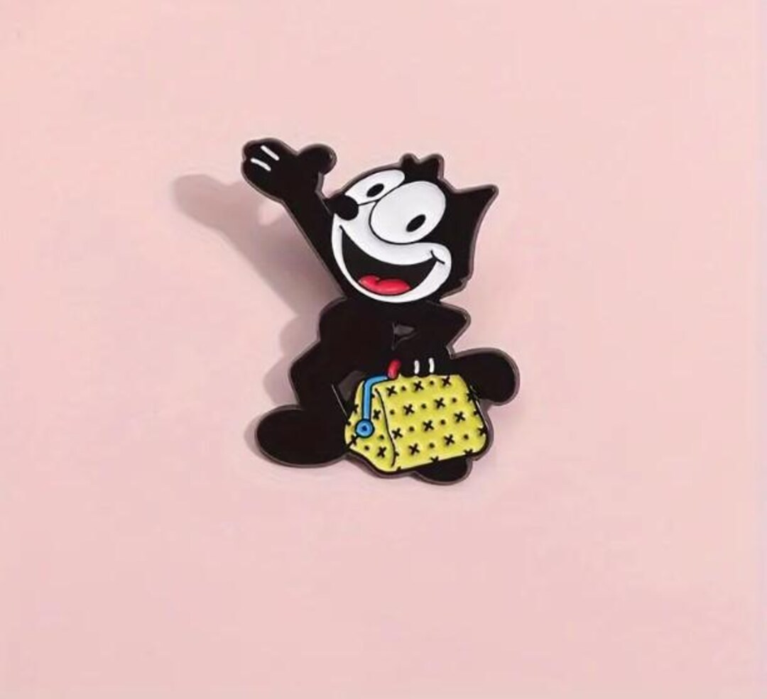 Felix the Cat Cartoon 1919 Pat Sullivan Otto Messmer Backpack Pin - Etsy