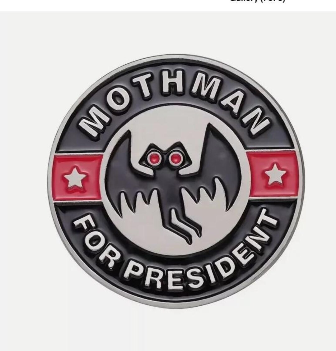 Mothman for President Badge Backpack Pin Point Pleasant WV - Etsy