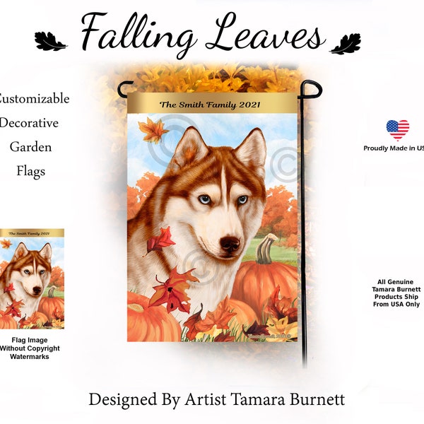 Siberian Husky Flag - Etsy