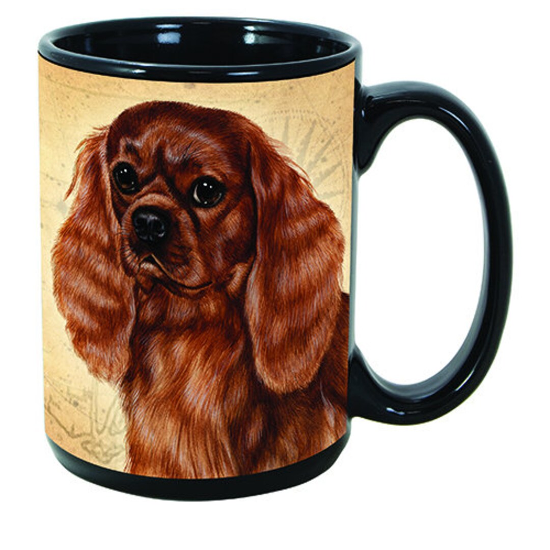 Cavalier King Charles (ruby) 15 Oz Coffee Mug - My Faithful Friend - Etsy