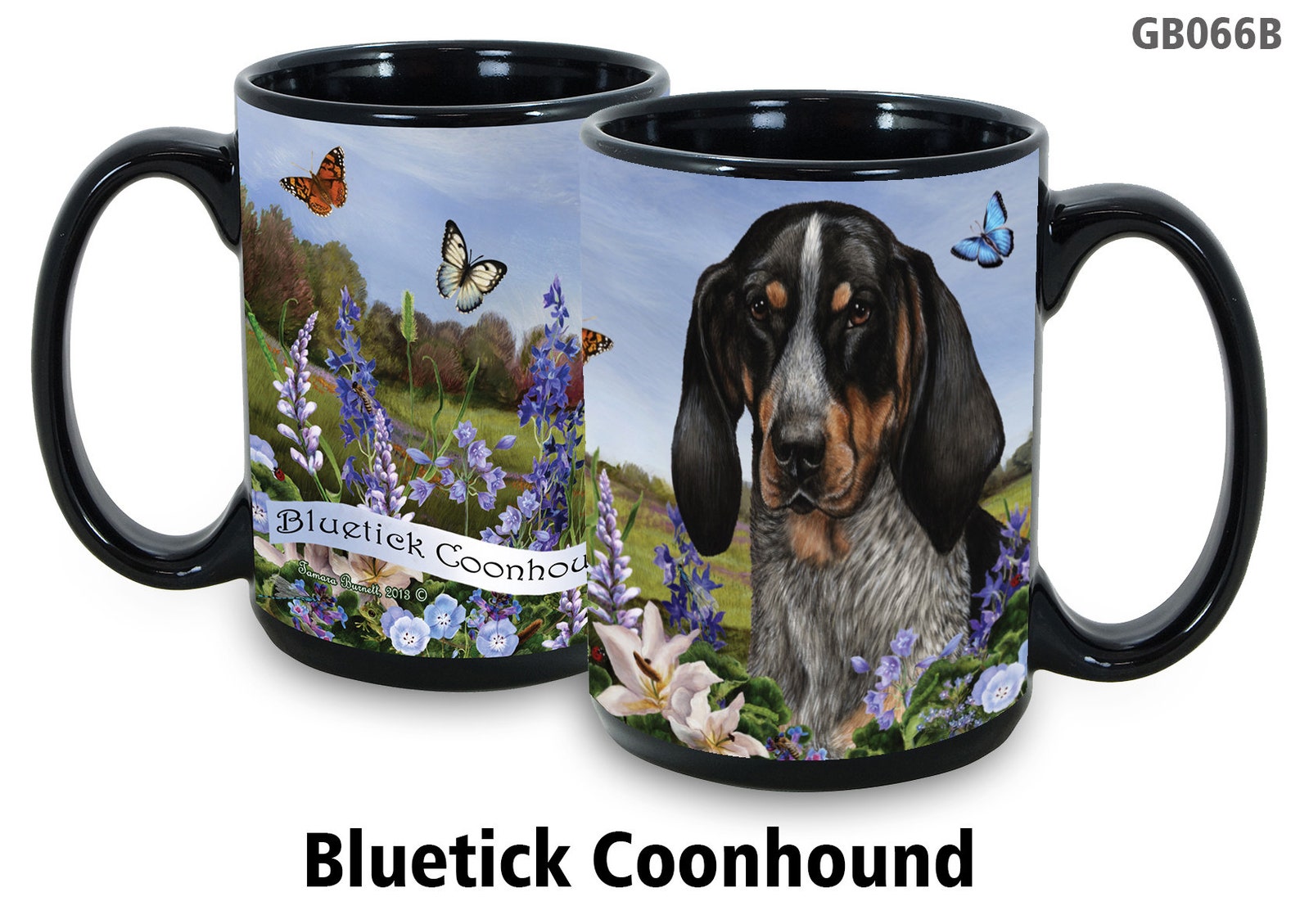 Coonhound Blue Tick 15oz Garden Party Black Coffee Mug - Etsy