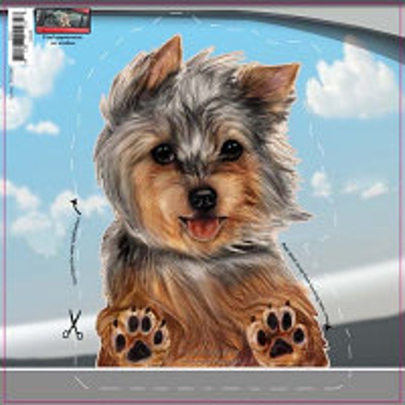 Yorkie Decal for Car - Etsy