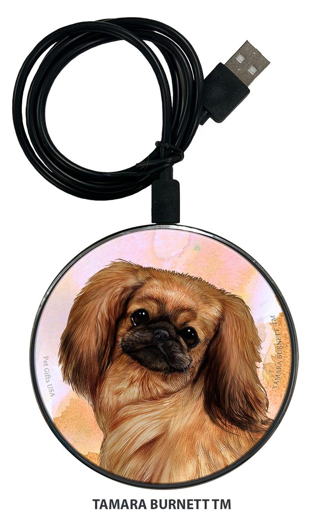 Pekingese Red Sable - Zoomies Phone Charger - Etsy