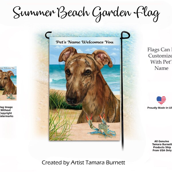 Brindle Greyhound Art - Etsy