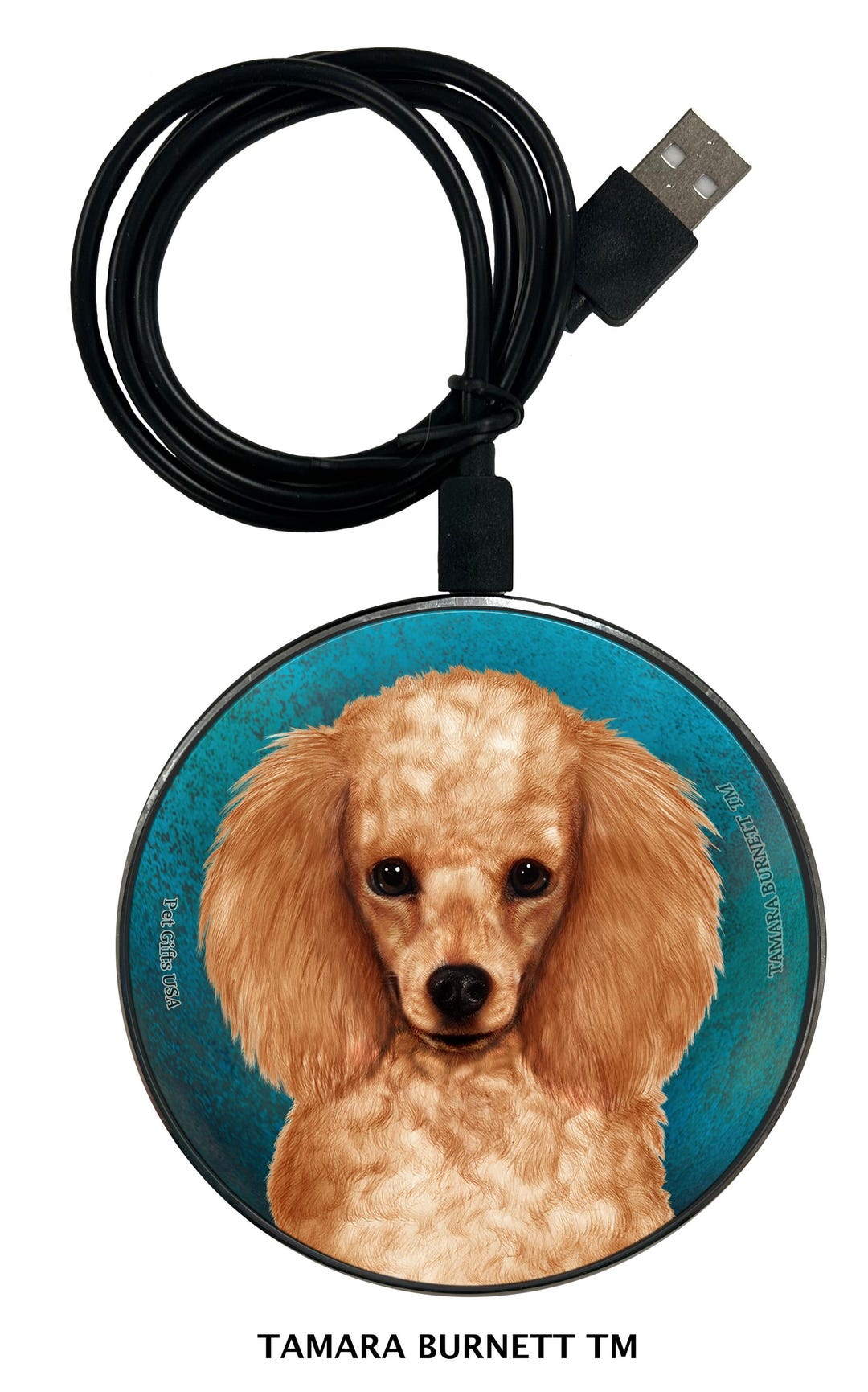 Poodle Apricot - Zoomies Phone Charger - Etsy