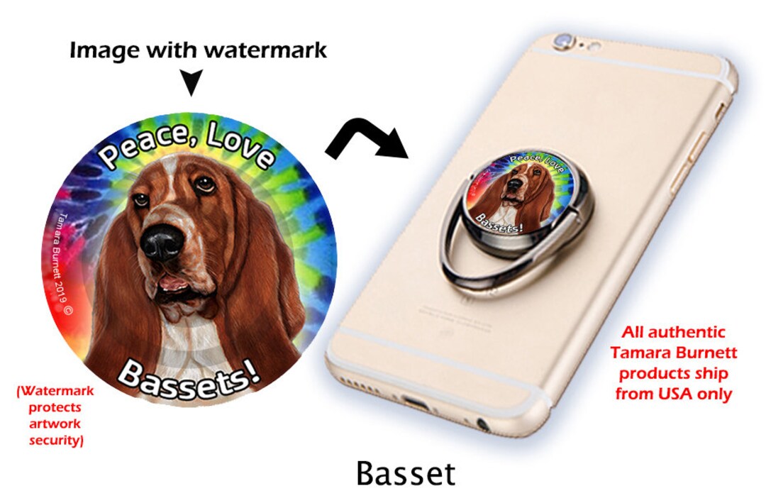 Phone Stand Basset Pet Phone Stands - Etsy