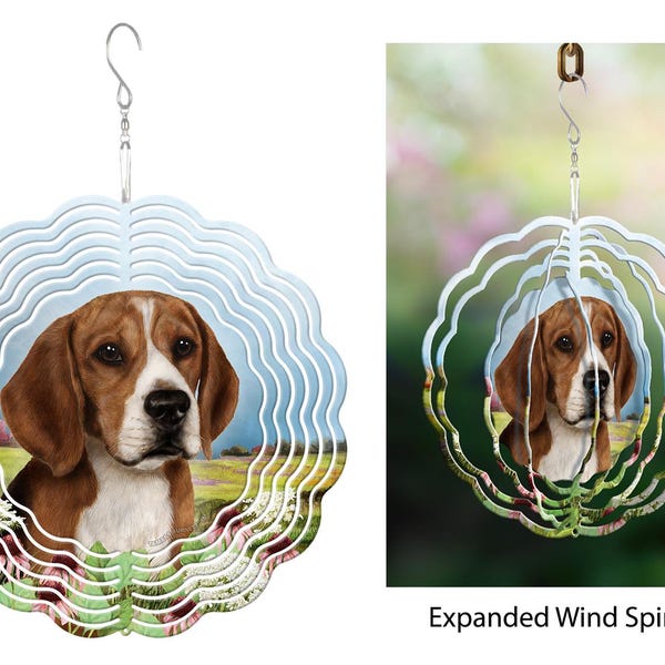 Beagle Wind Spinner - Etsy