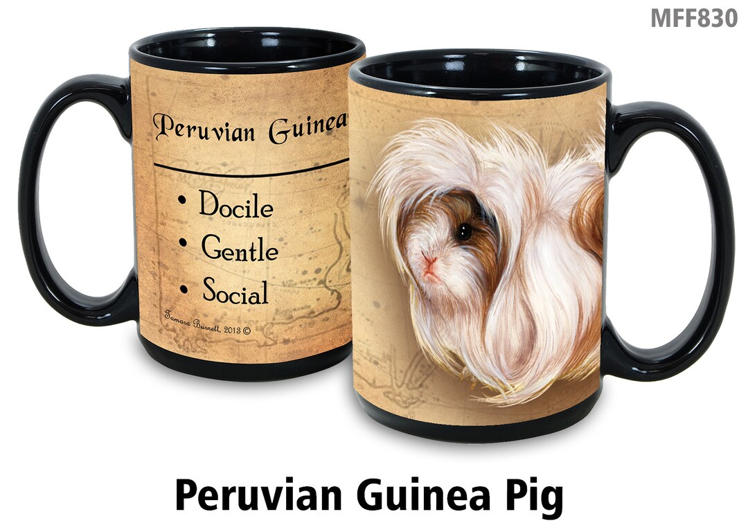 Guinea Pig (peruvian) 15 Oz Coffee Mug - My Faithful Friend - Etsy