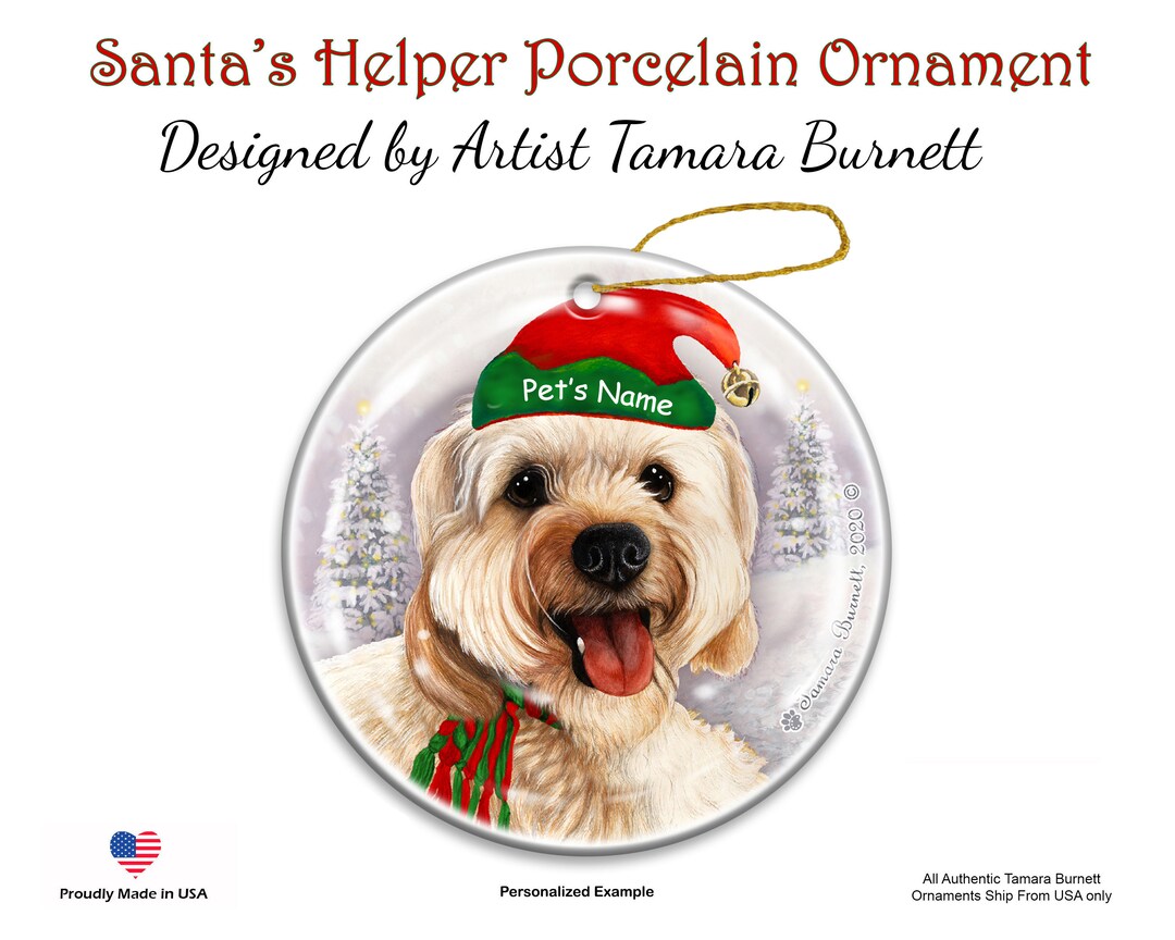 Cavapoo - Santa's Helper Christmas Ornament - Etsy