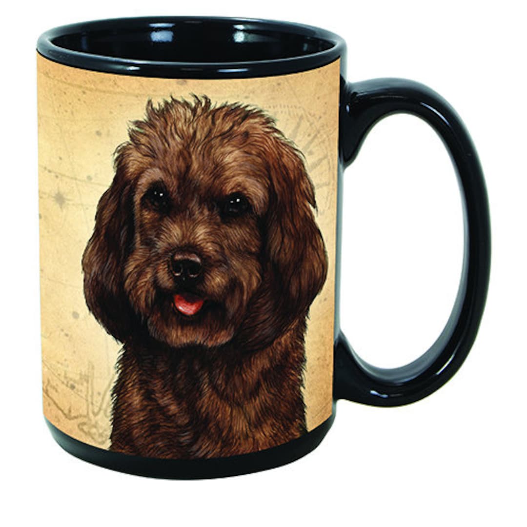 Cockapoo (chocolate) 15 Oz Coffee Mug - My Faithful Friend - Etsy