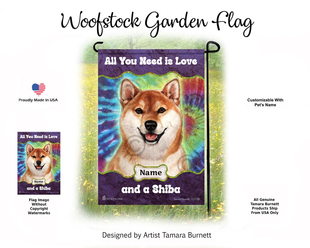 All You Need is Love and a Shiba Inu Red & White - Woofstock Garden ...