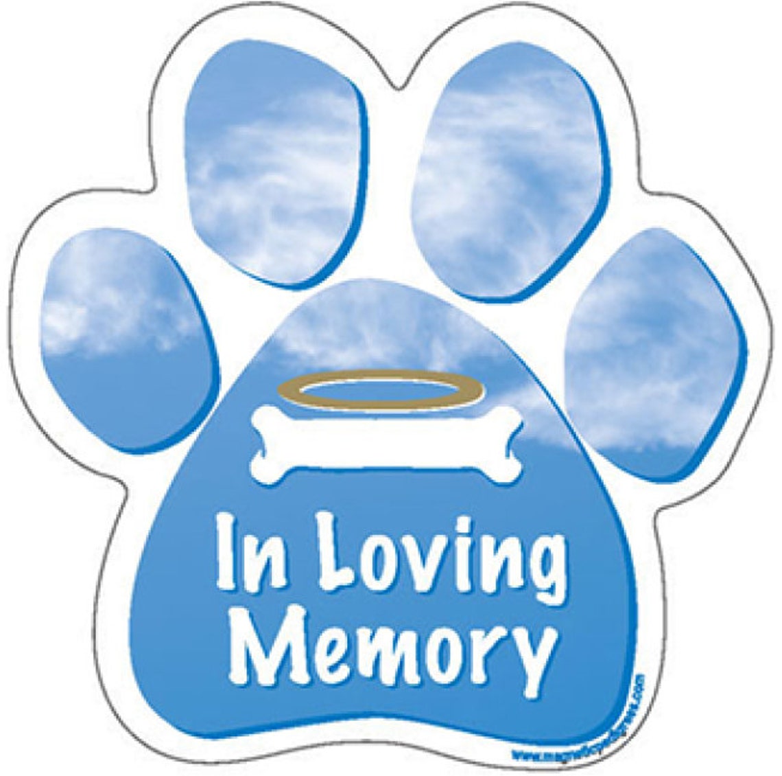 Paw Magnets in Loving Memory - Etsy