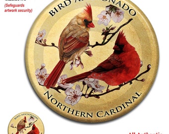 Cardinal Coaster | Etsy