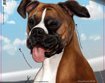 Boxer Window Decal - Etsy