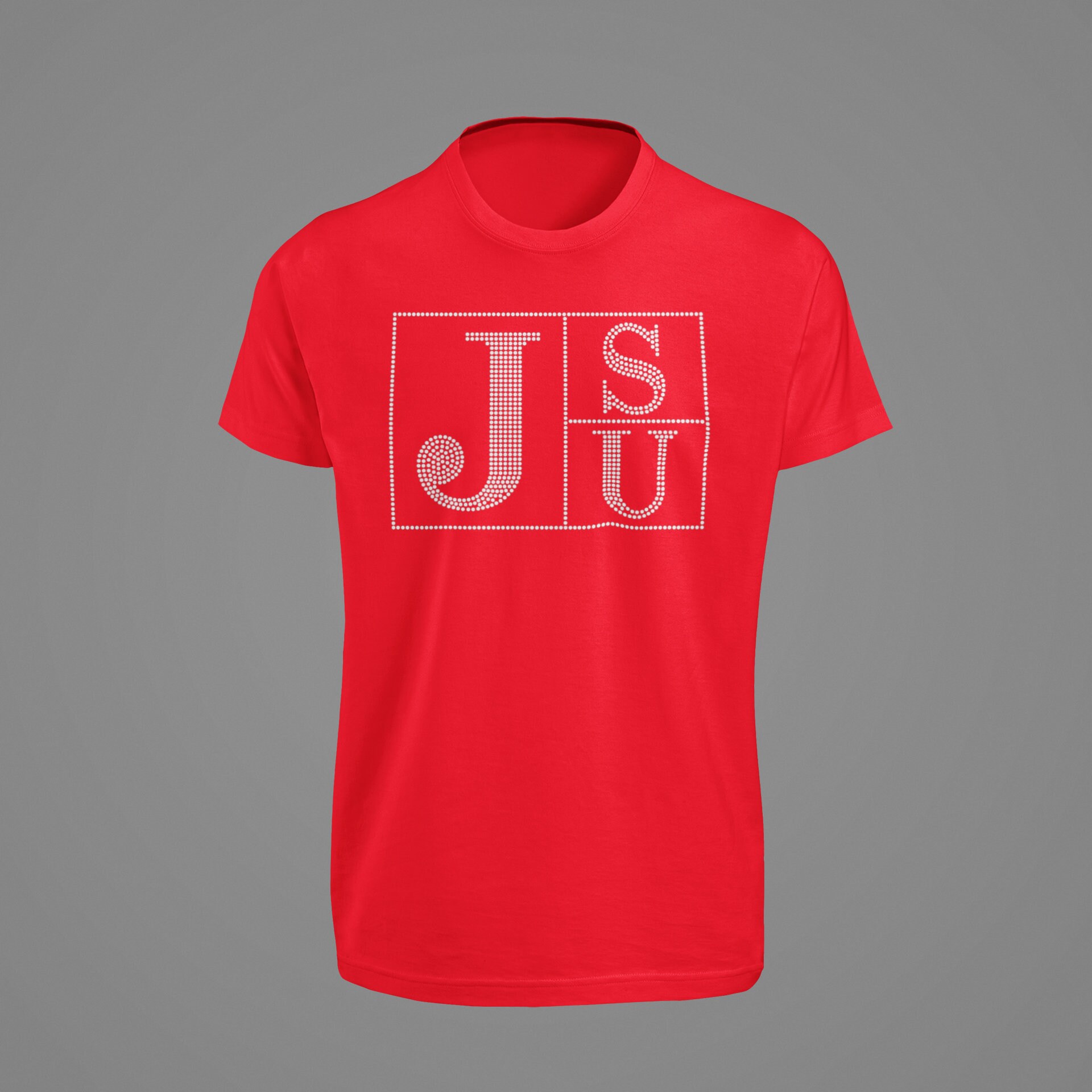 Jackson State University Tigers JSU Block Letter Rhinestone Short ...