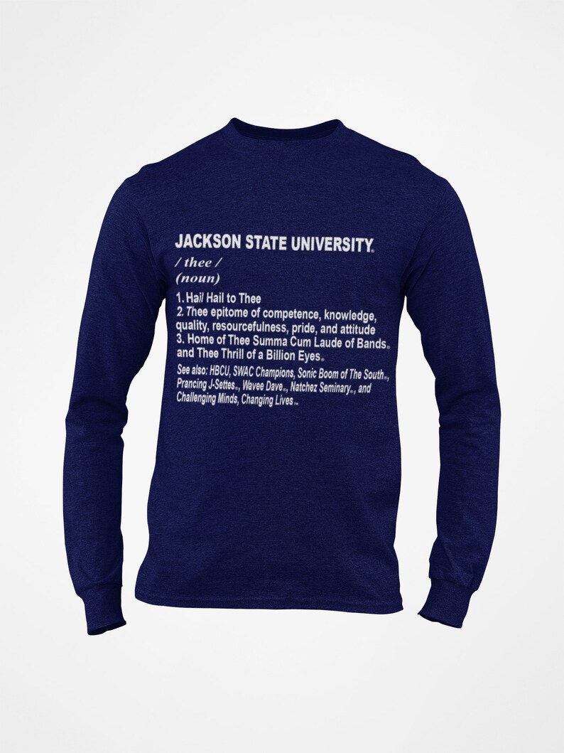 Jackson State University Tigers Thee Definition Youth & Toddler Long ...