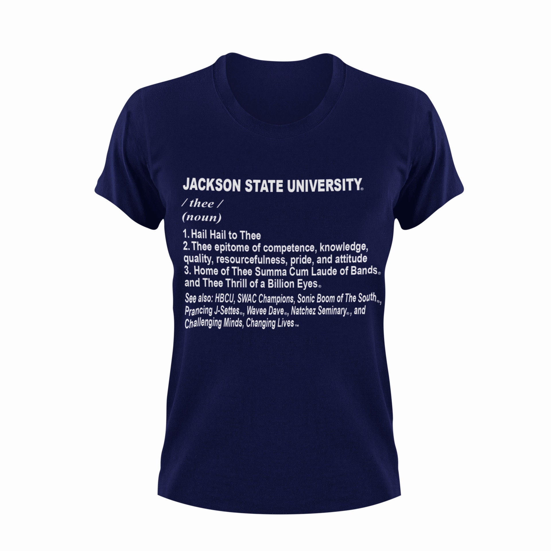 Jackson State Tigers Thee Definition T-shirt, JSU Apparel, JSU Tee ...
