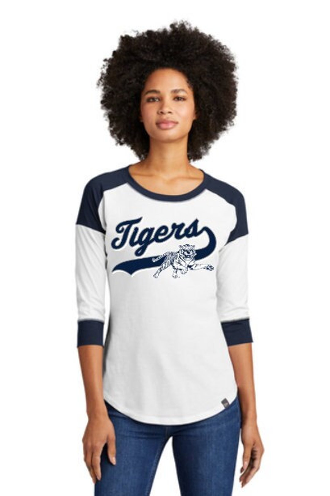 Jackson State University Tigers New Era Ladies Heritage Blend 3/4 ...