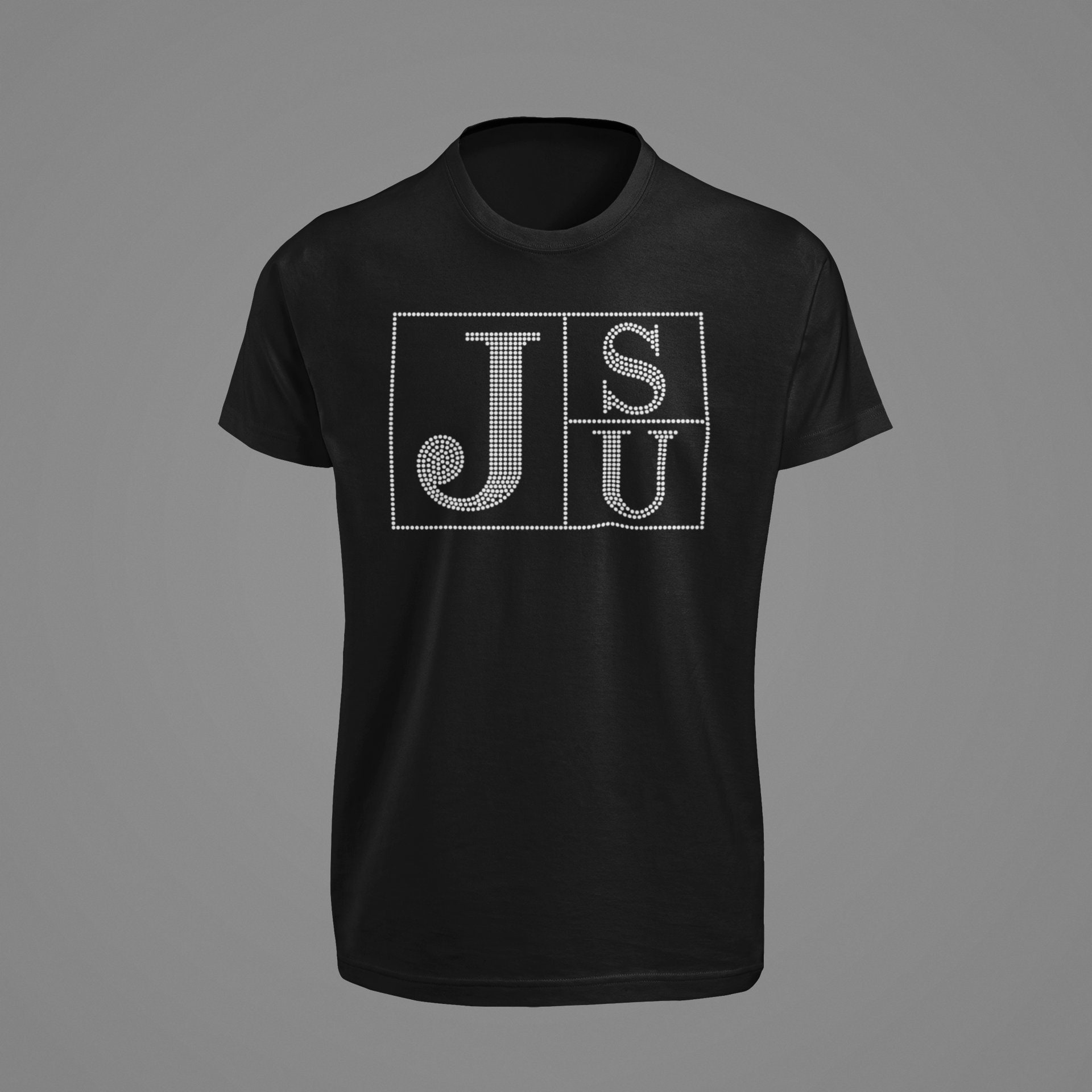 Jackson State University Tigers JSU Block Letter Rhinestone Short ...