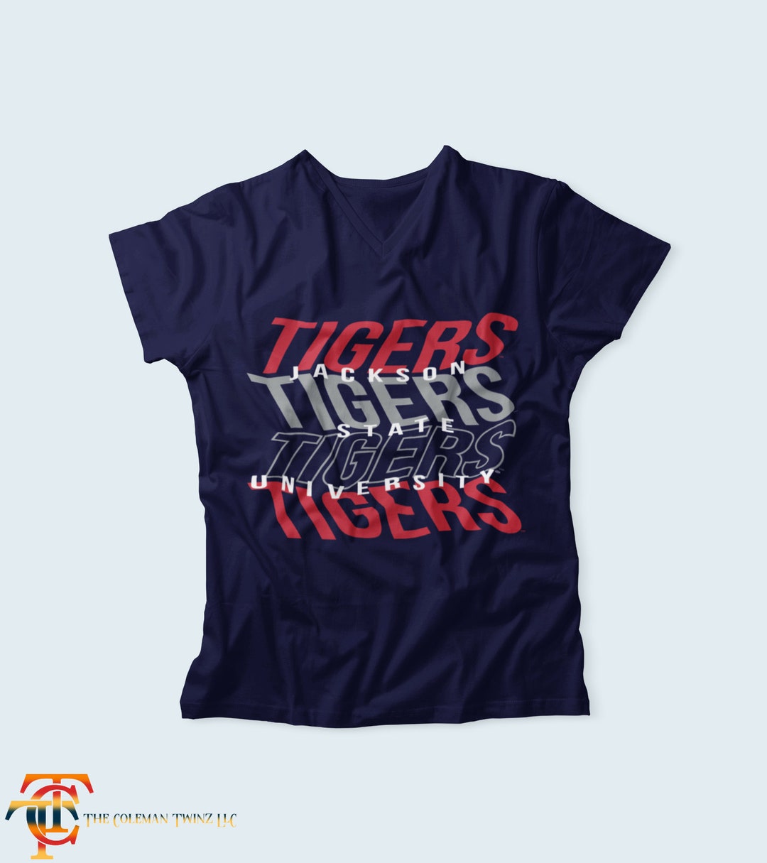 Jackson State University Tigers Retro Short Sleeve T-shirt - Etsy