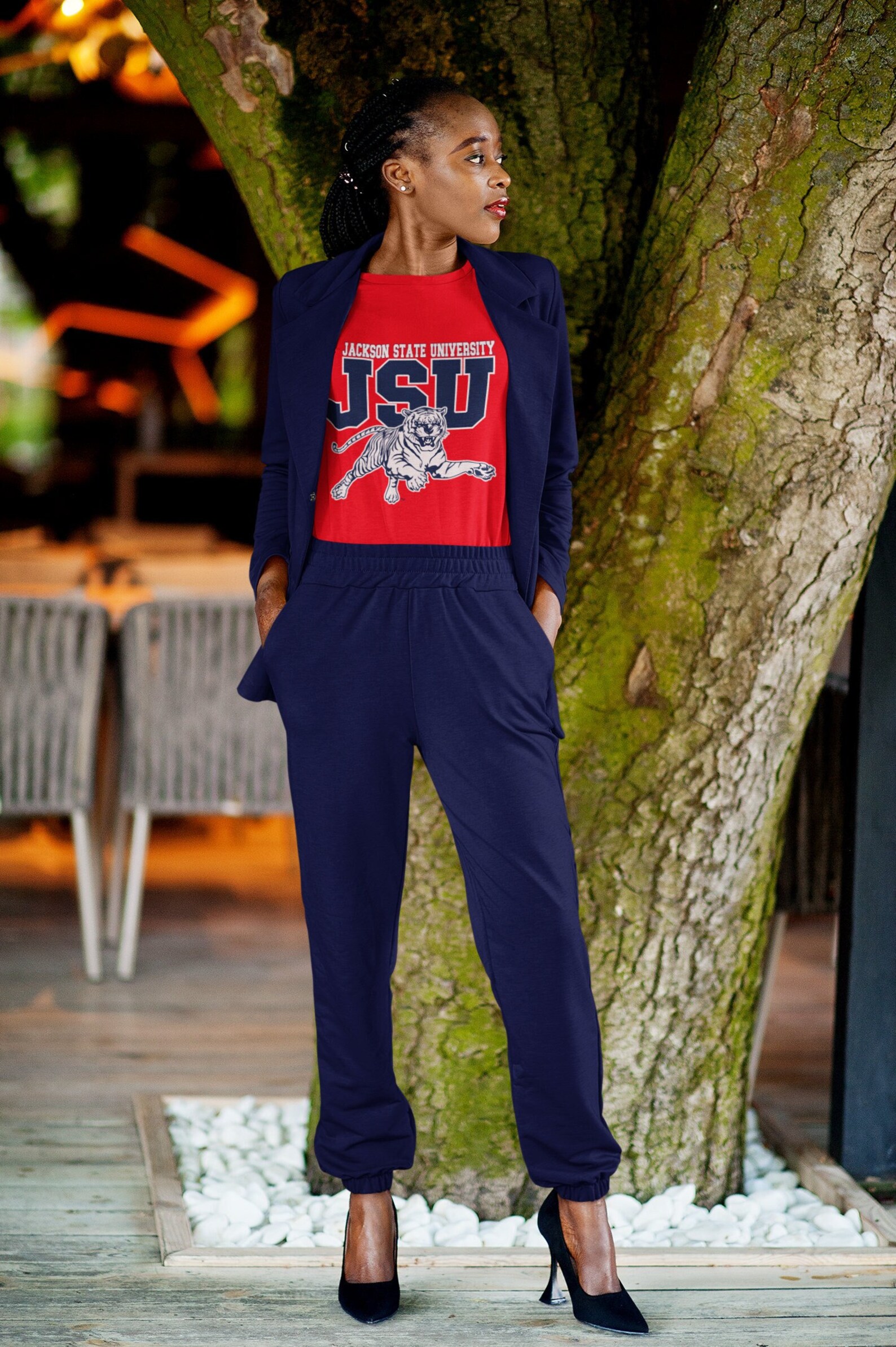 Jackson State University Tigers JSU Leaping T-shirt, JSU T-shirt, JSU ...