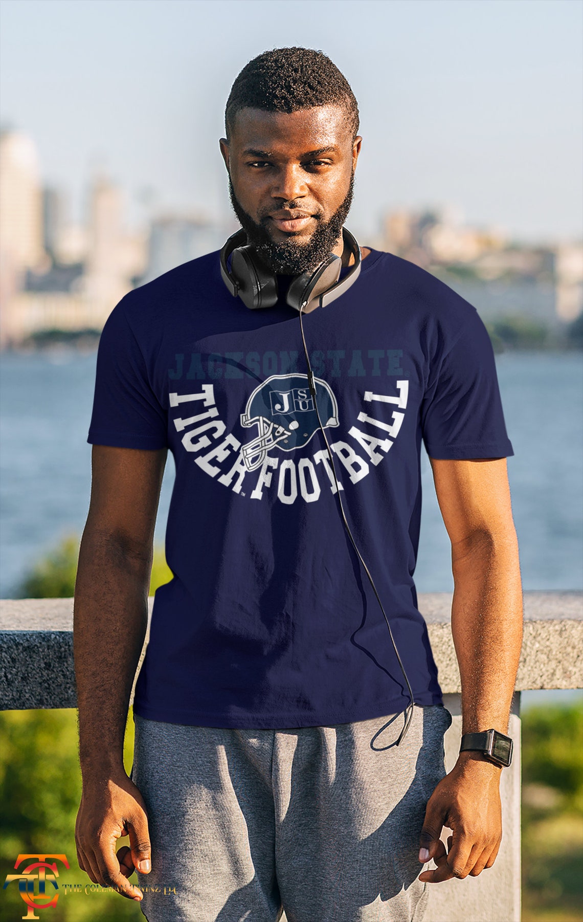 Jackson State University Tigers Football Helmet Short Sleeve | Etsy