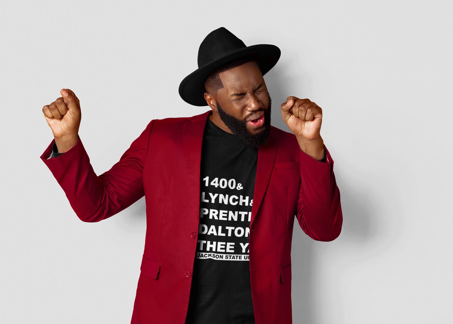 Jackson State Tigers Thee Block Long Sleeve T-shirt, JSU T-shirt, JSU ...