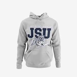 Jackson State Tigers Leaping Tiger Hoodie, JSU Tigers Hoodie, JSU ...