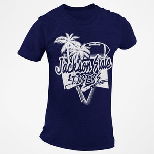 Jackson State University Tigers Miami Short Sleeve T-shirt | JSU ...