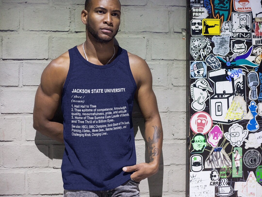 Jackson State University Tigers Thee Definition Tank - Etsy