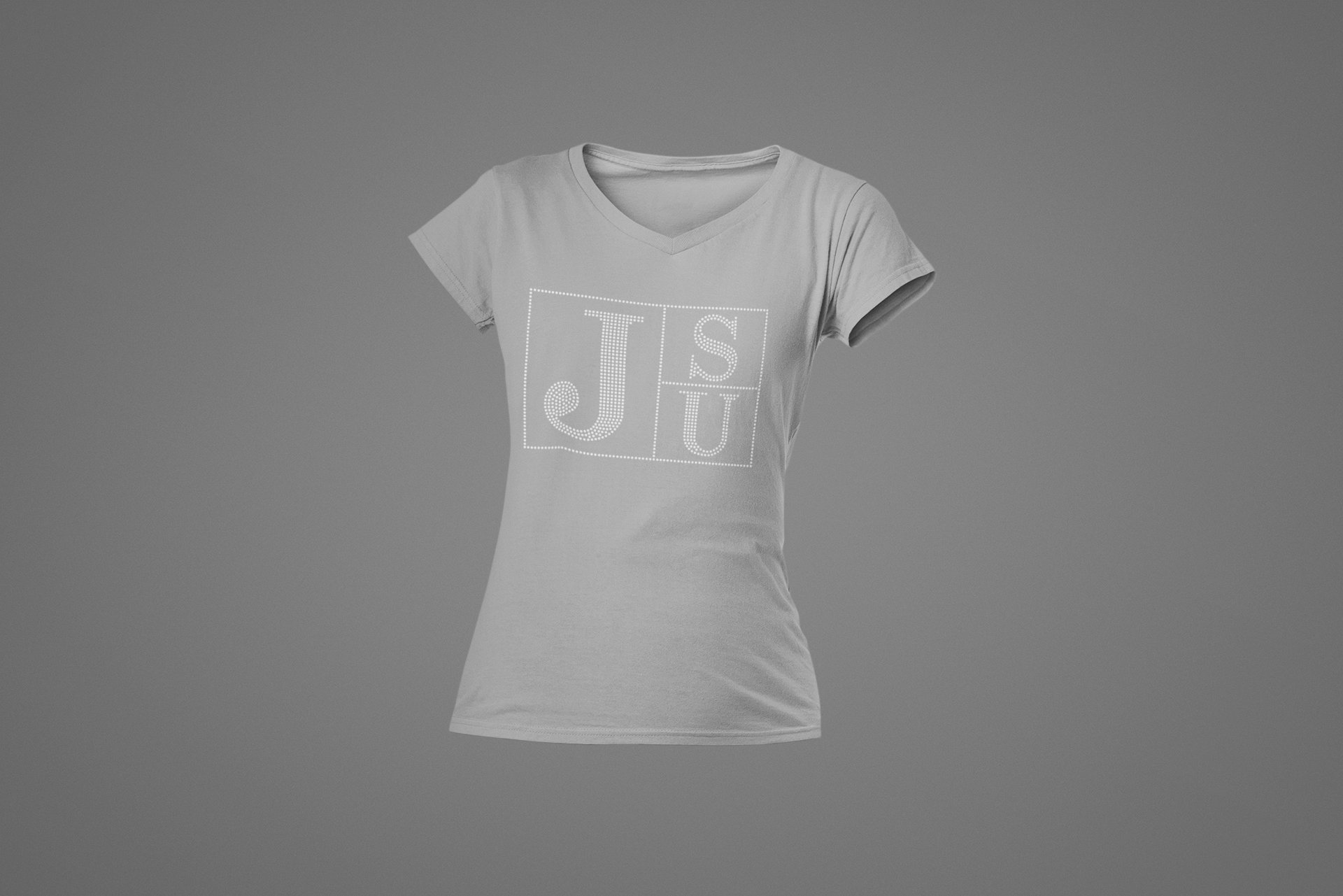 Jackson State University Tigers JSU Block Letter Rhinestone Short ...