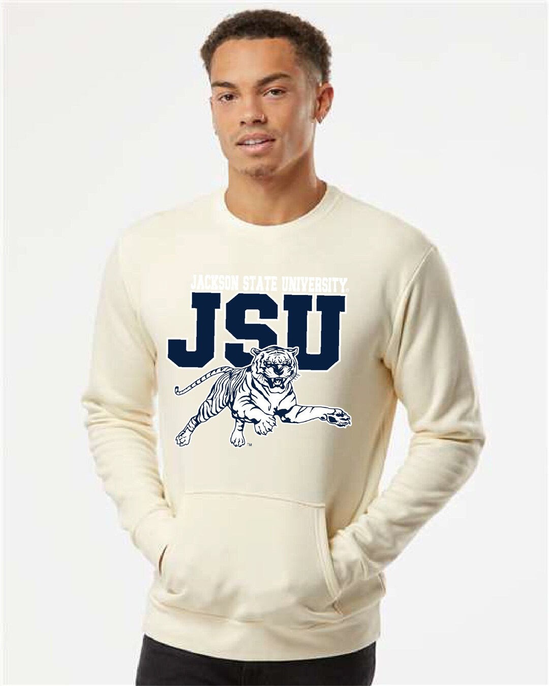 Jackson State Leaping Tigers Pocket Sweatshirt | JSU Leaping Tigers ...