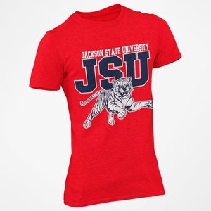 Jackson State University Tigers JSU Leaping T-shirt, JSU T-shirt, JSU ...