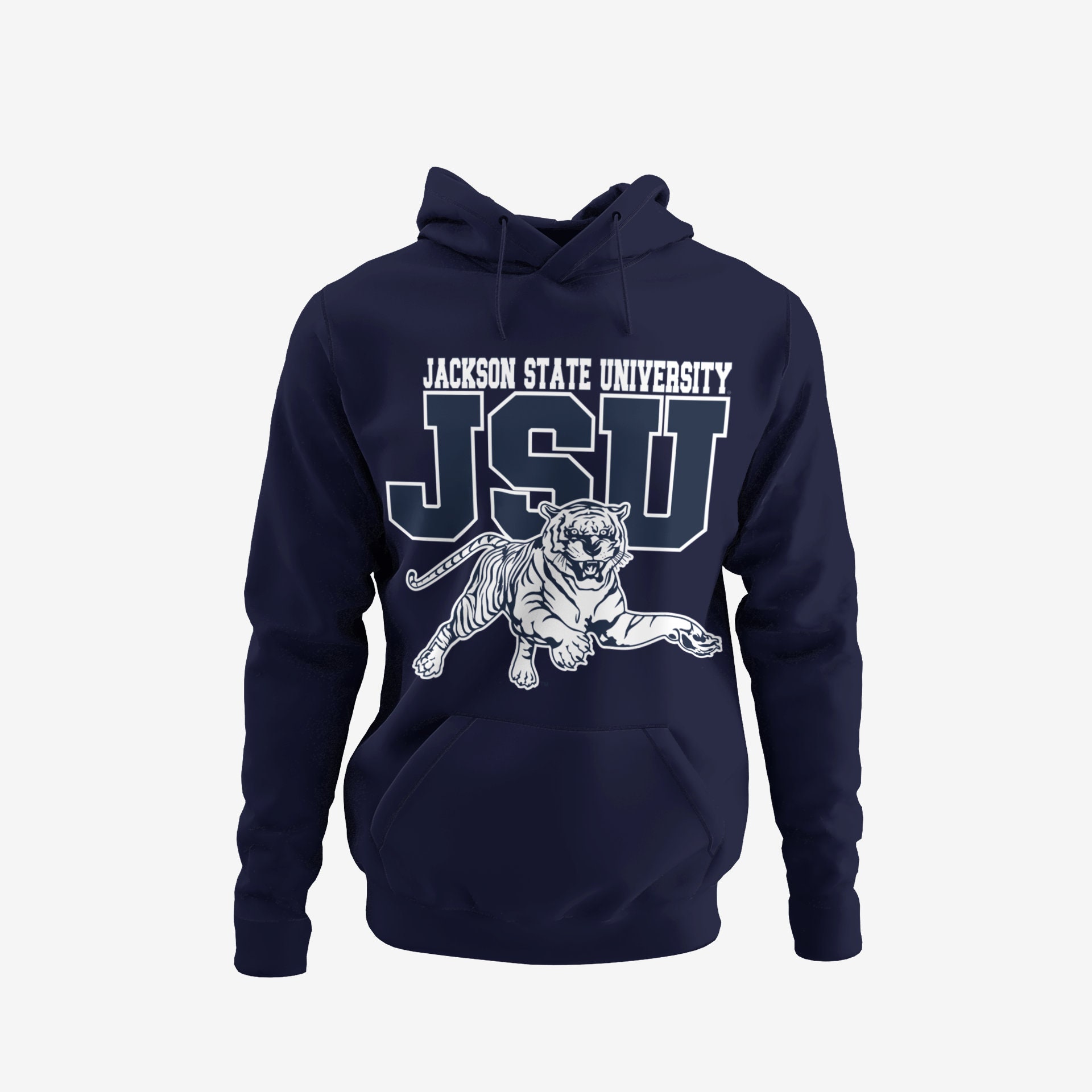 Jackson State Tigers Leaping Tiger Hoodie, JSU Tigers Hoodie, JSU ...
