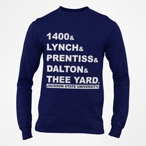 Jackson State Tigers Thee Block Long Sleeve T-shirt, JSU T-shirt, JSU ...