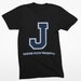 Jackson State University Tigers Blue and White J Short Sleeve T-shirt ...
