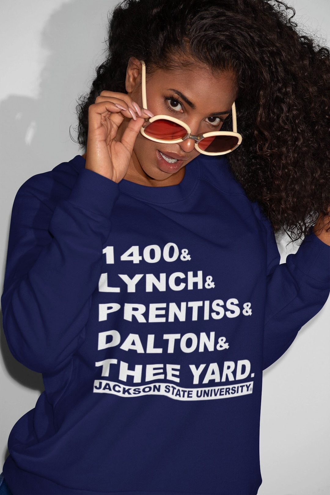 Jackson State Tigers Thee Block Sweatshirt, JSU Sweatshirt, JSU Apparel ...