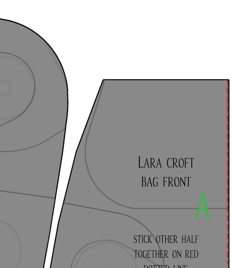 Lara Croft Backpack Pattern - Etsy