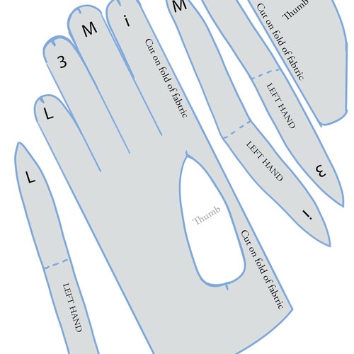 Glove Making Pattern Ladies Video Tutorial and - Etsy