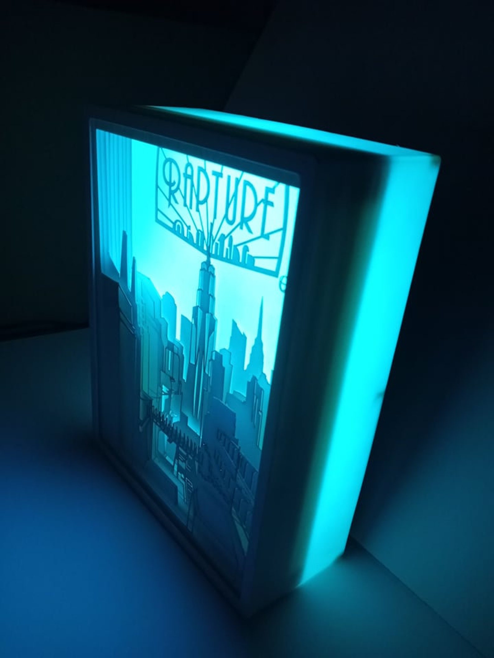 Bioshock-rapture Paper Cut Light Box LIMITED - Etsy