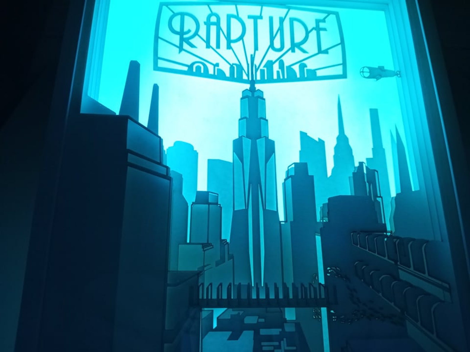 Bioshock-rapture Paper Cut Light Box LIMITED - Etsy