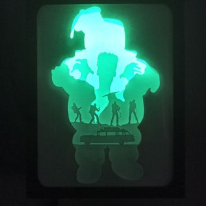 Ghostbusters-paper Cut Light Box LIMITED - Etsy