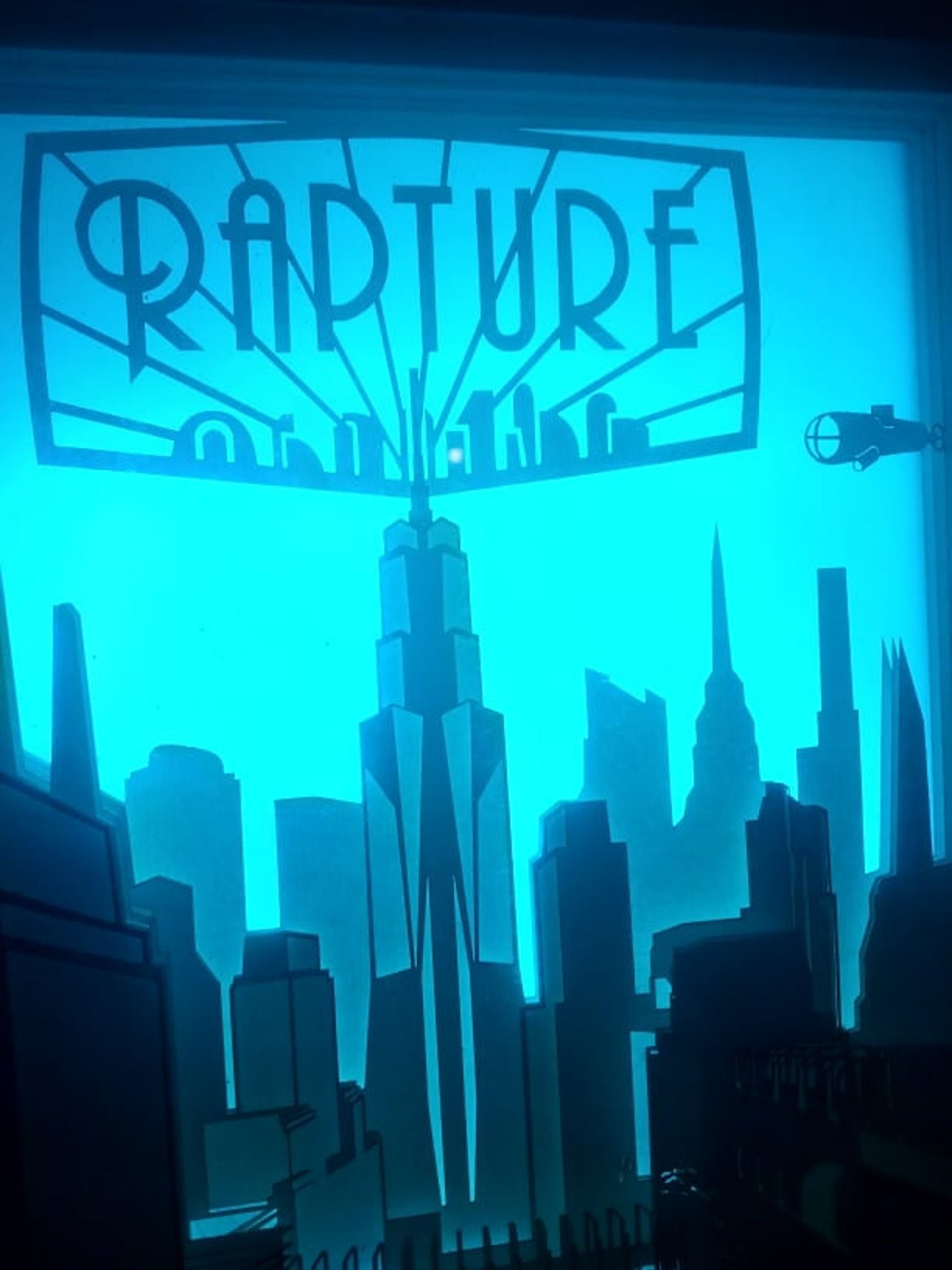 Bioshock-rapture Paper Cut Light Box LIMITED - Etsy